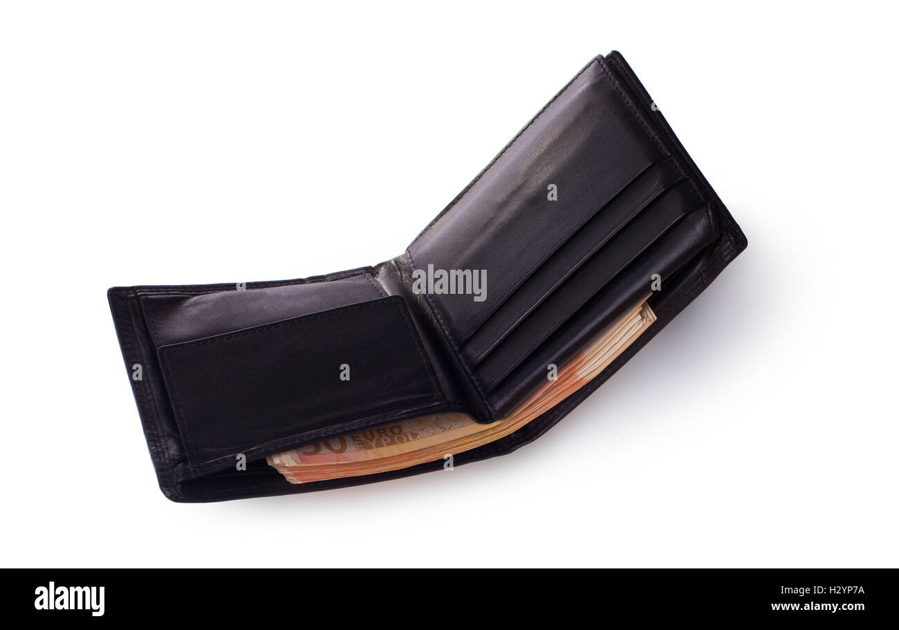 Money in wallet Stock Photo - Alamy