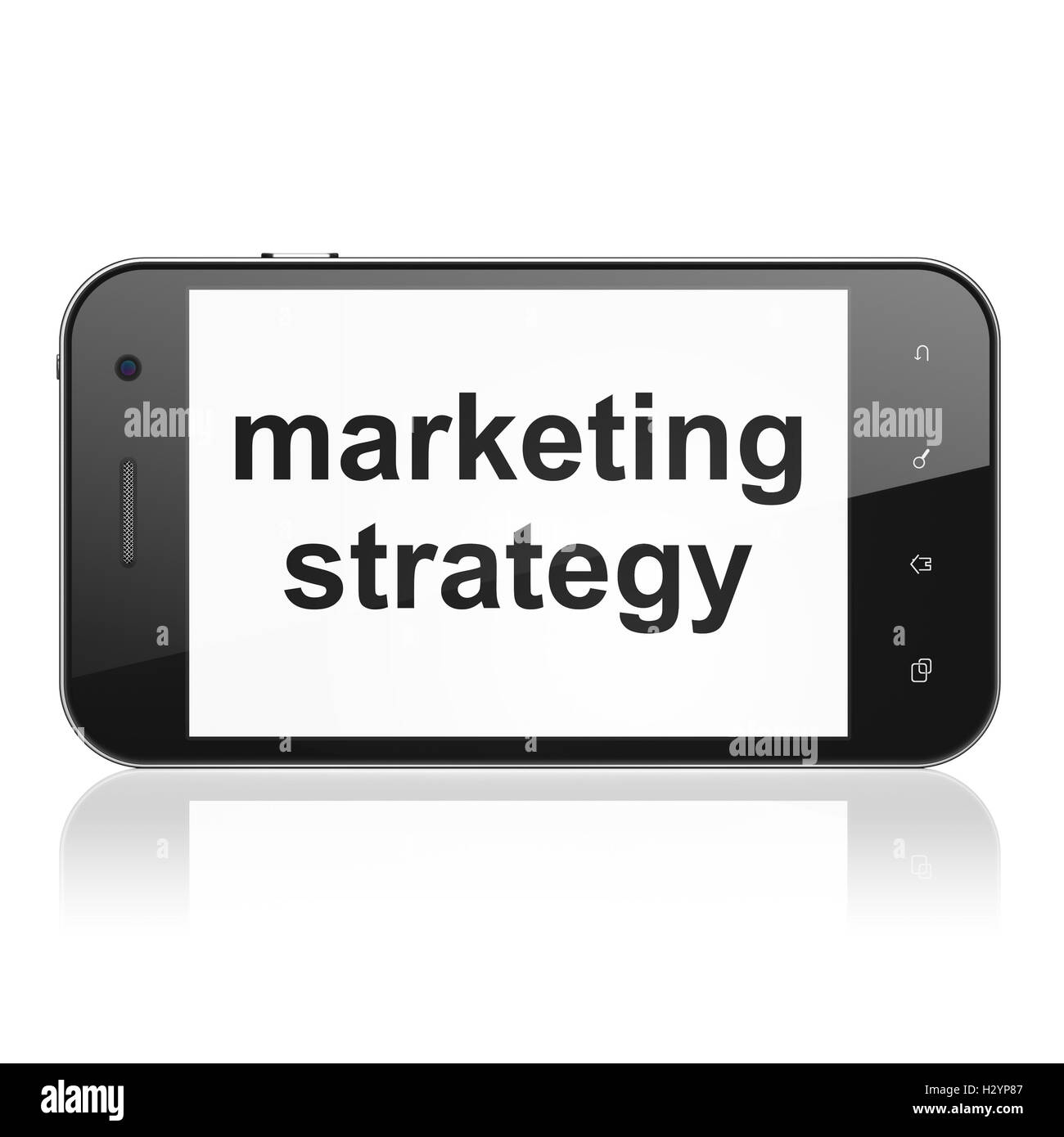 Advertising concept: Marketing Strategy on smartphone Stock Photo - Alamy