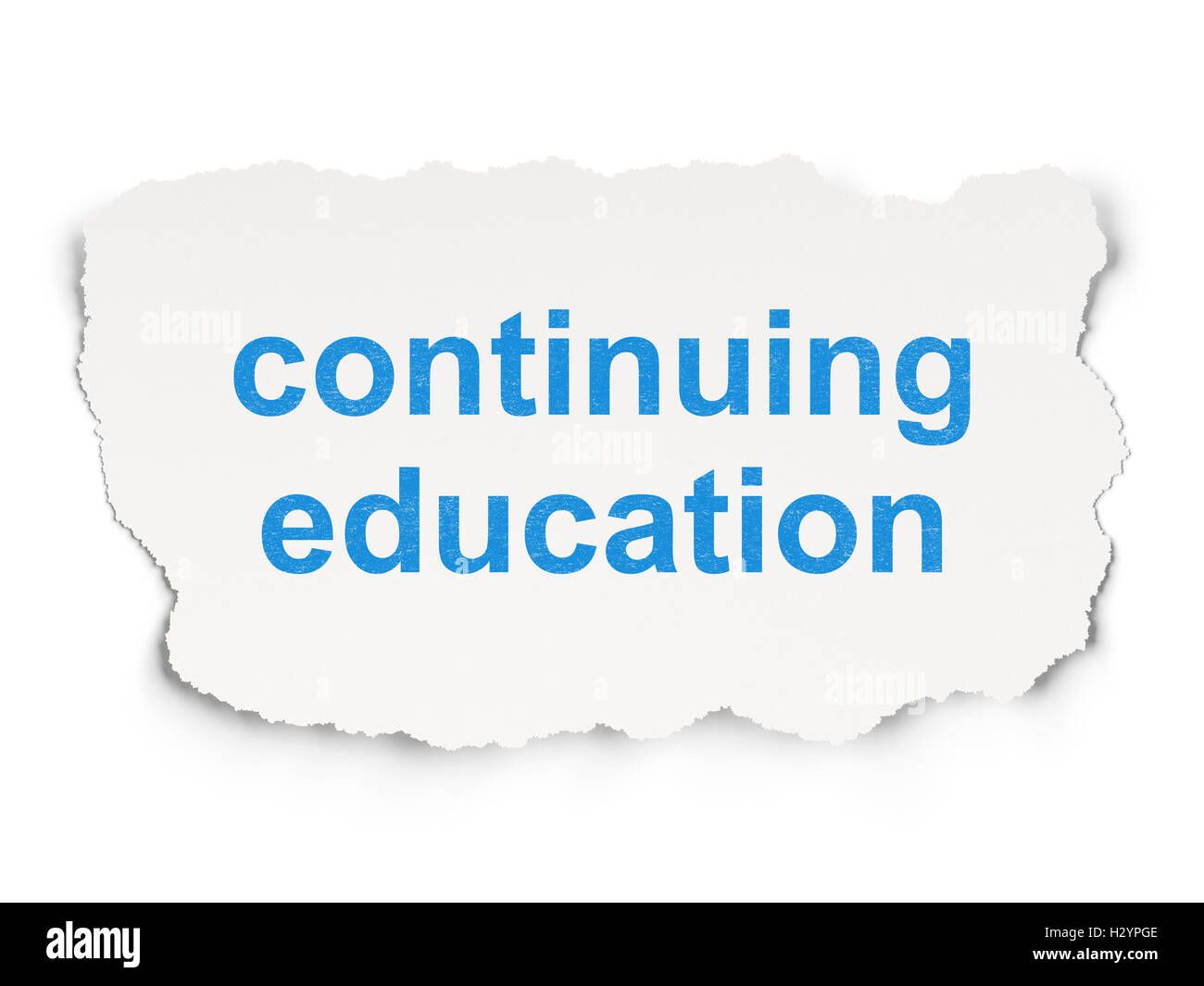 Education concept: Continuing Education on Paper background Stock Photo ...