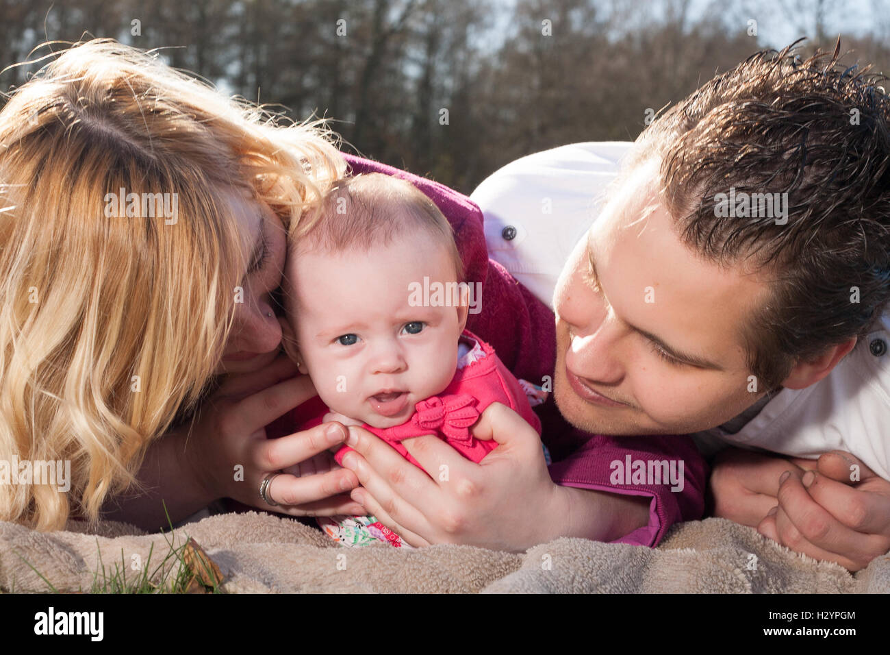 Close up of a happy family Stock Photo - Alamy
