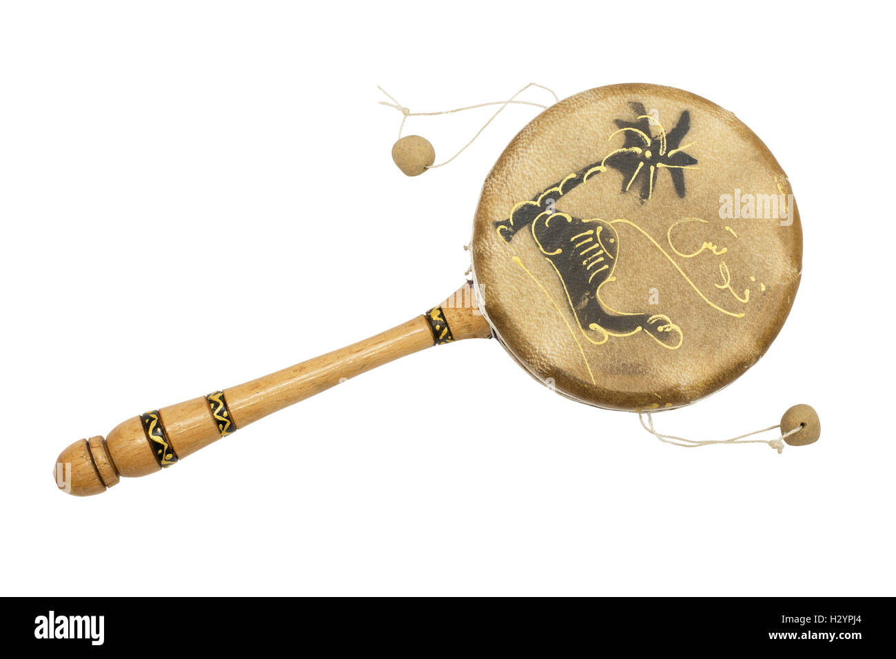 Small drum made ΓÇïΓÇïof wood and leather Stock Photo - Alamy