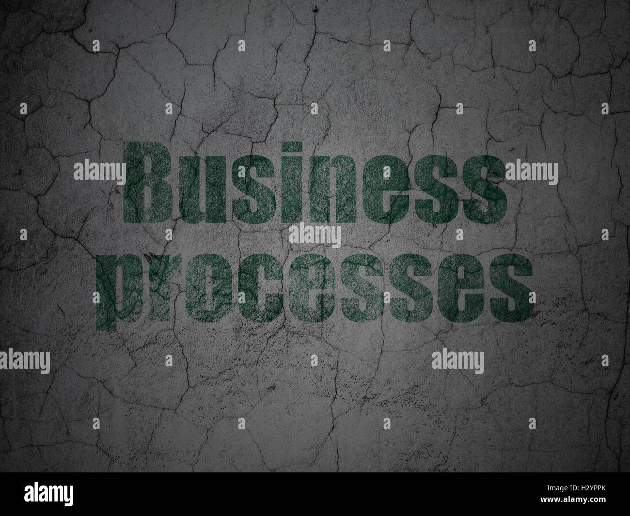 Business concept: Business Processes on grunge wall background Stock ...