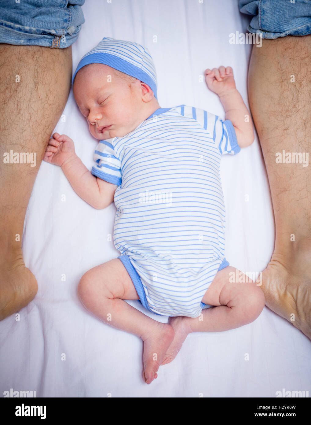 Newborn baby boy Stock Photo - Alamy