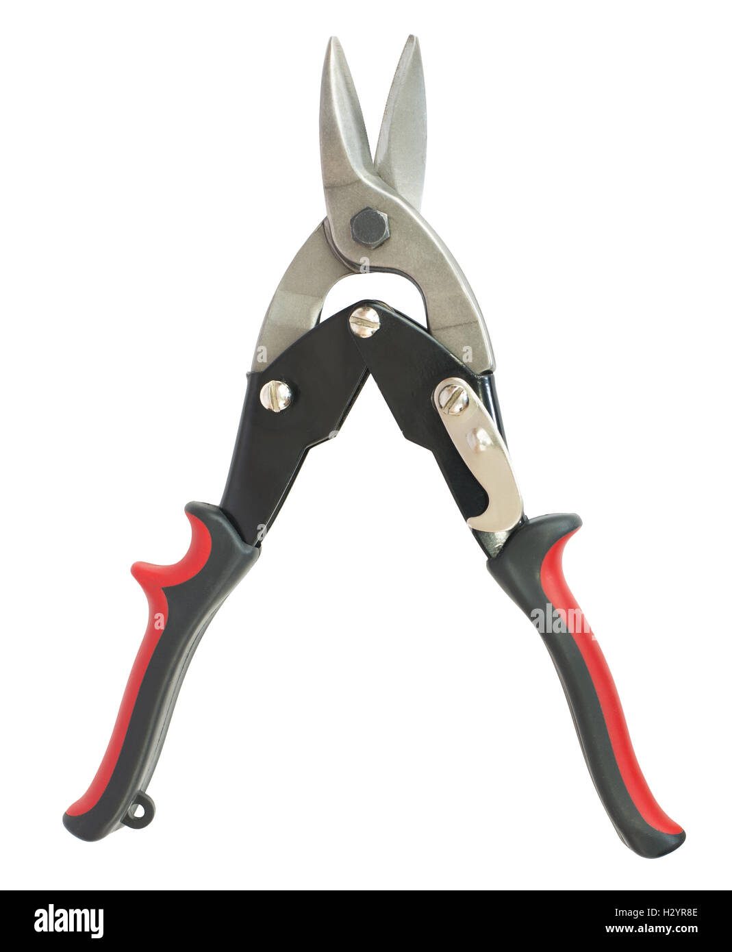 Sheet metal shears Cut Out Stock Images & Pictures - Alamy