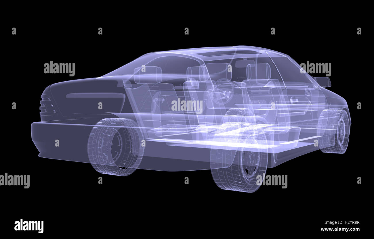 X-ray concept car Stock Photo - Alamy