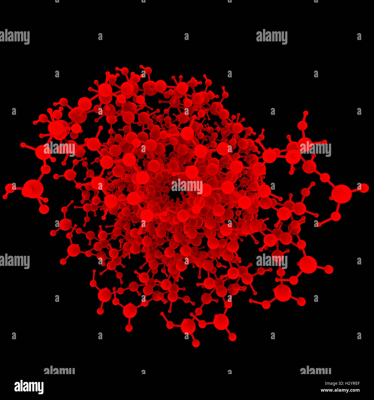 Red abstract molecule DNA Stock Photo - Alamy