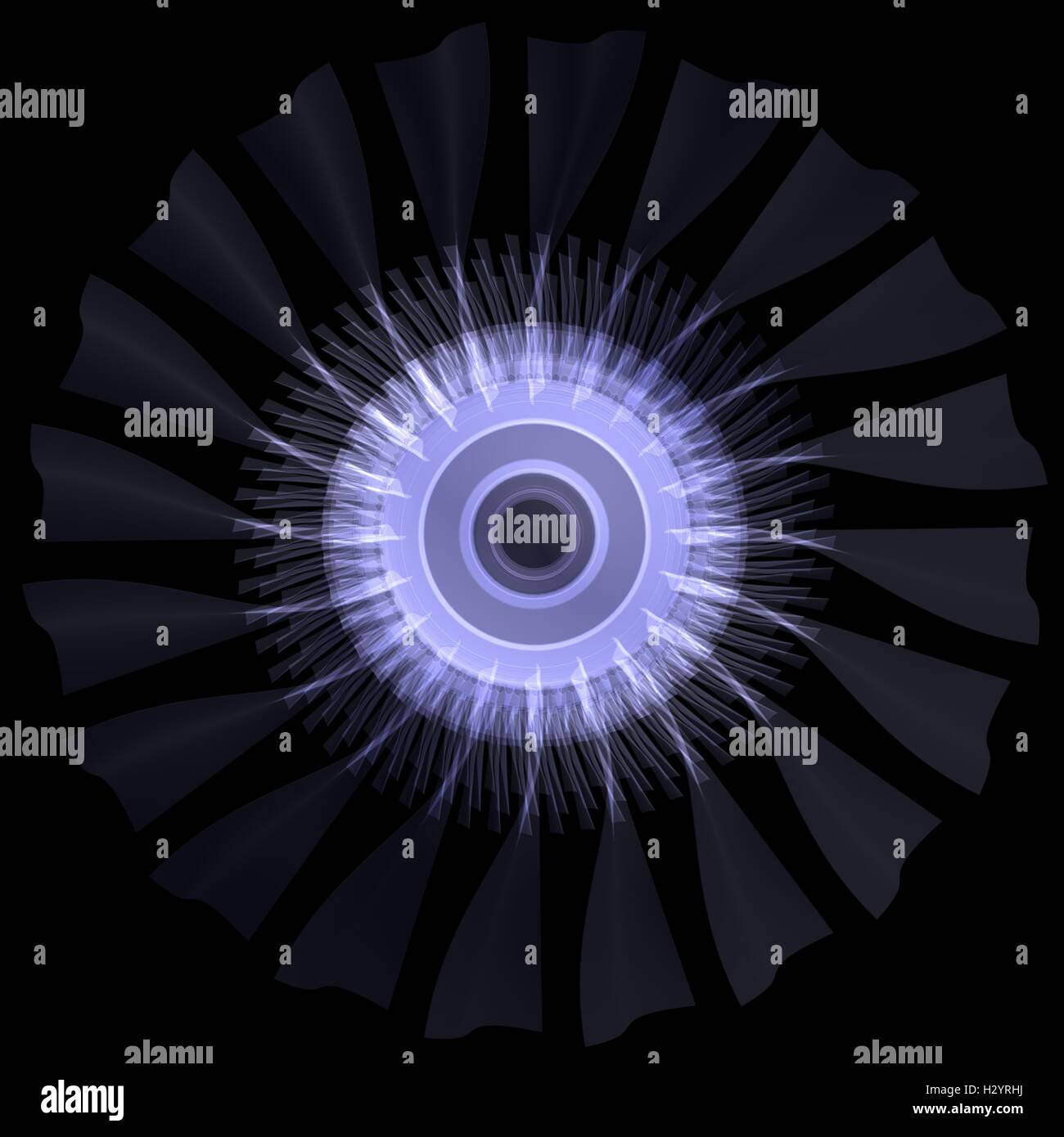 X-ray concept jet engine Stock Photo - Alamy