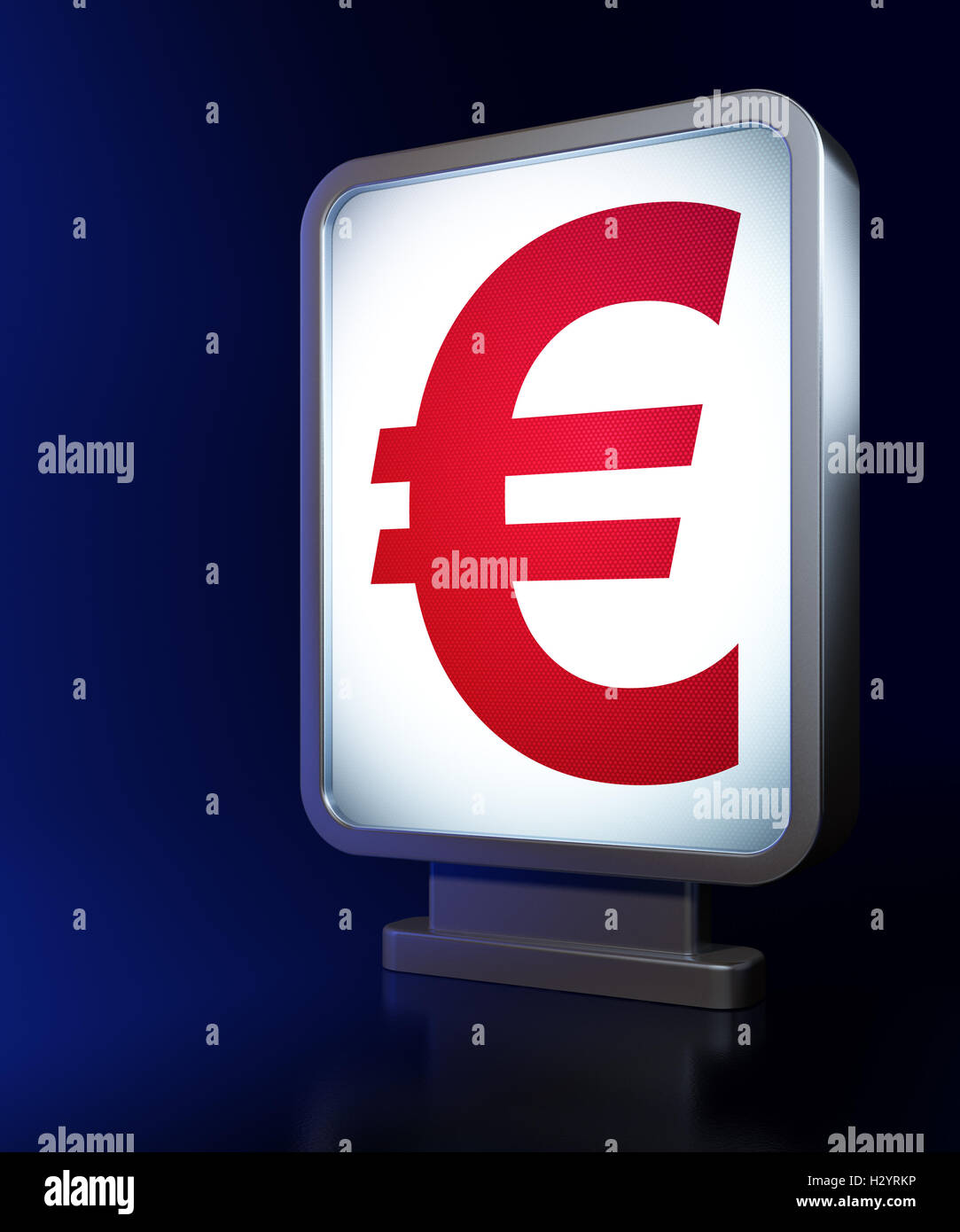 Currency concept: Euro on billboard background Stock Photo - Alamy