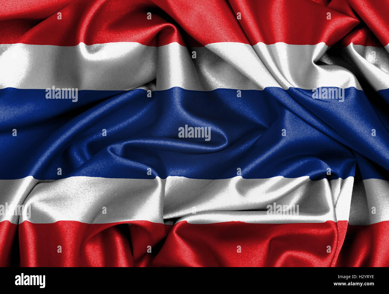Satin flag, three dimensional render Stock Photo - Alamy
