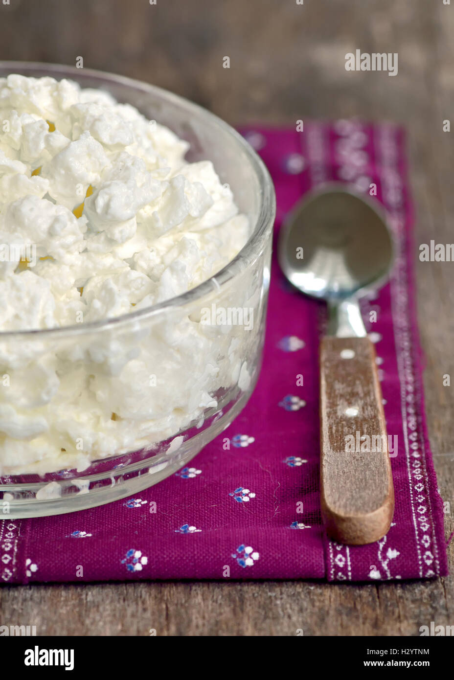 fresh cottage cheese Stock Photo - Alamy