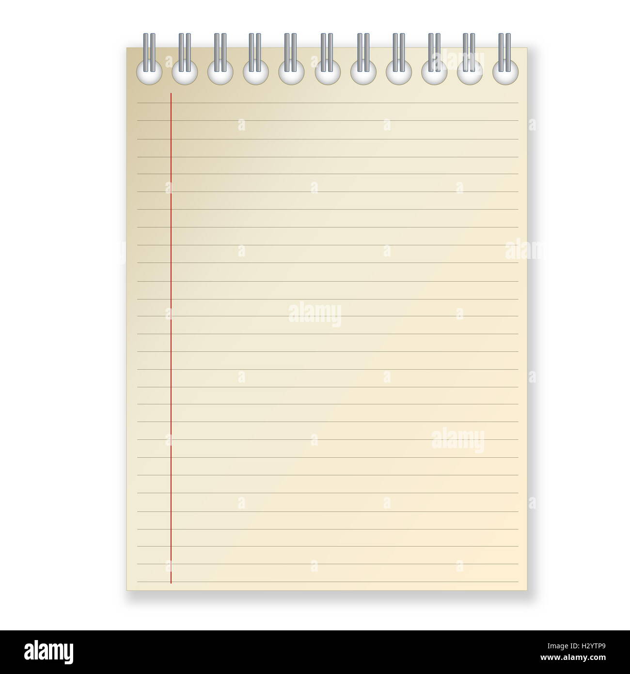 Spiral bound notebook Cut Out Stock Images & Pictures - Alamy