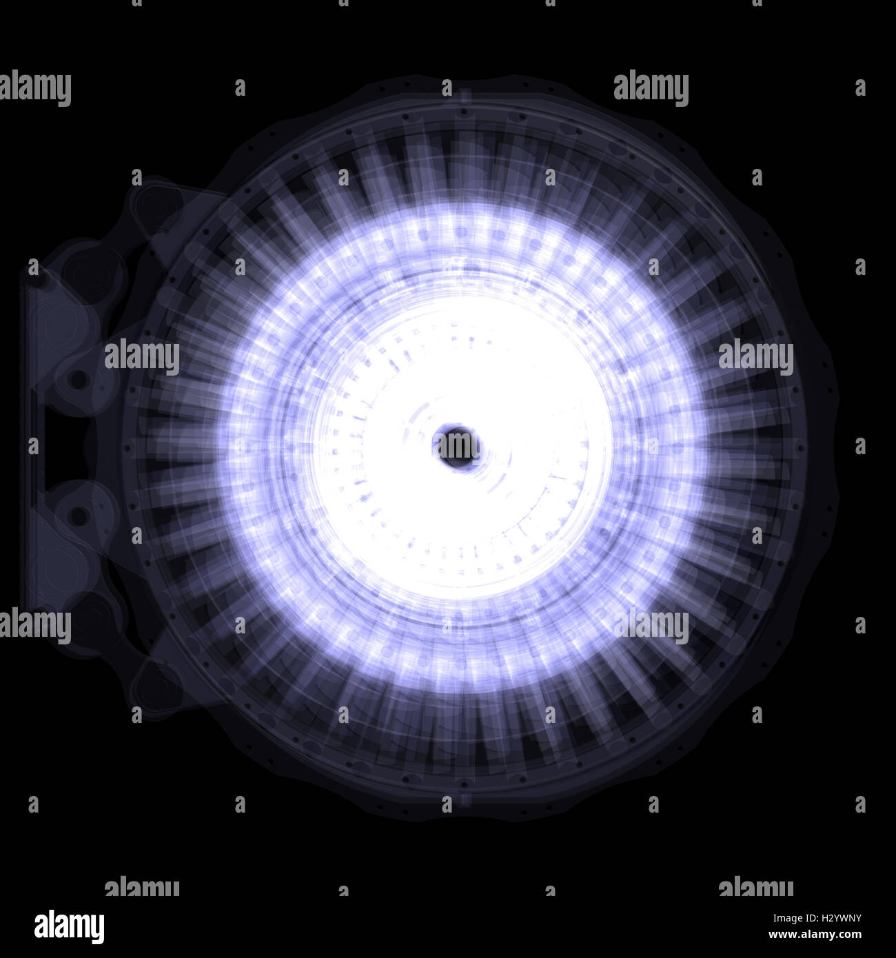 X-ray concept jet engine Stock Photo - Alamy