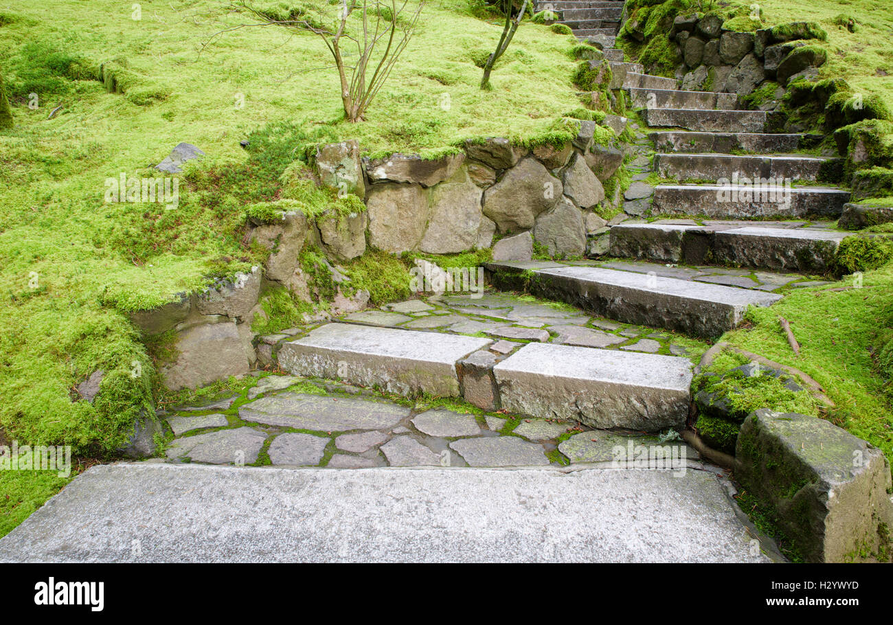 Curving pathway of stairs hi-res stock photography and images - Alamy