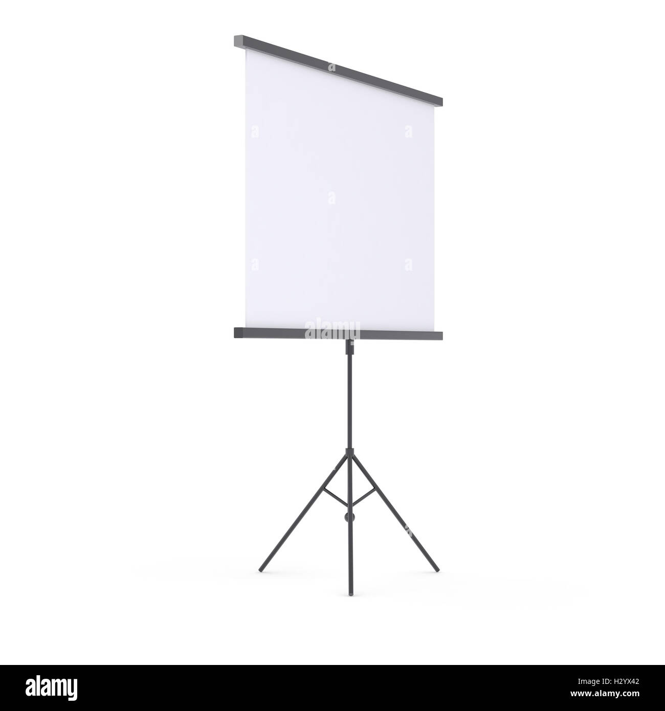 Blank presentation roller screen Stock Photo - Alamy