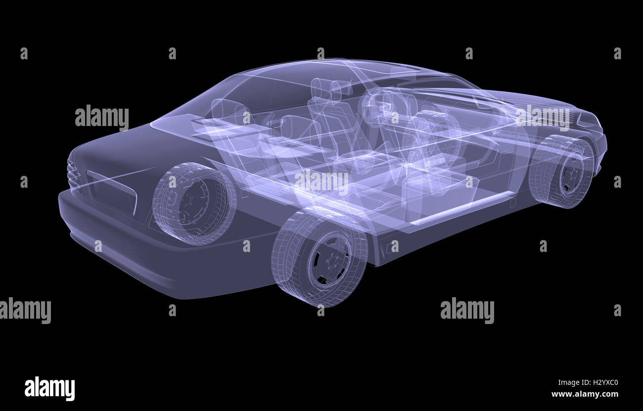 X-ray concept car Stock Photo - Alamy