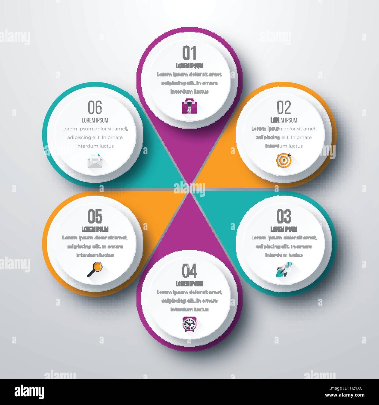 Infographic design with colored Stock Vector Image & Art - Alamy