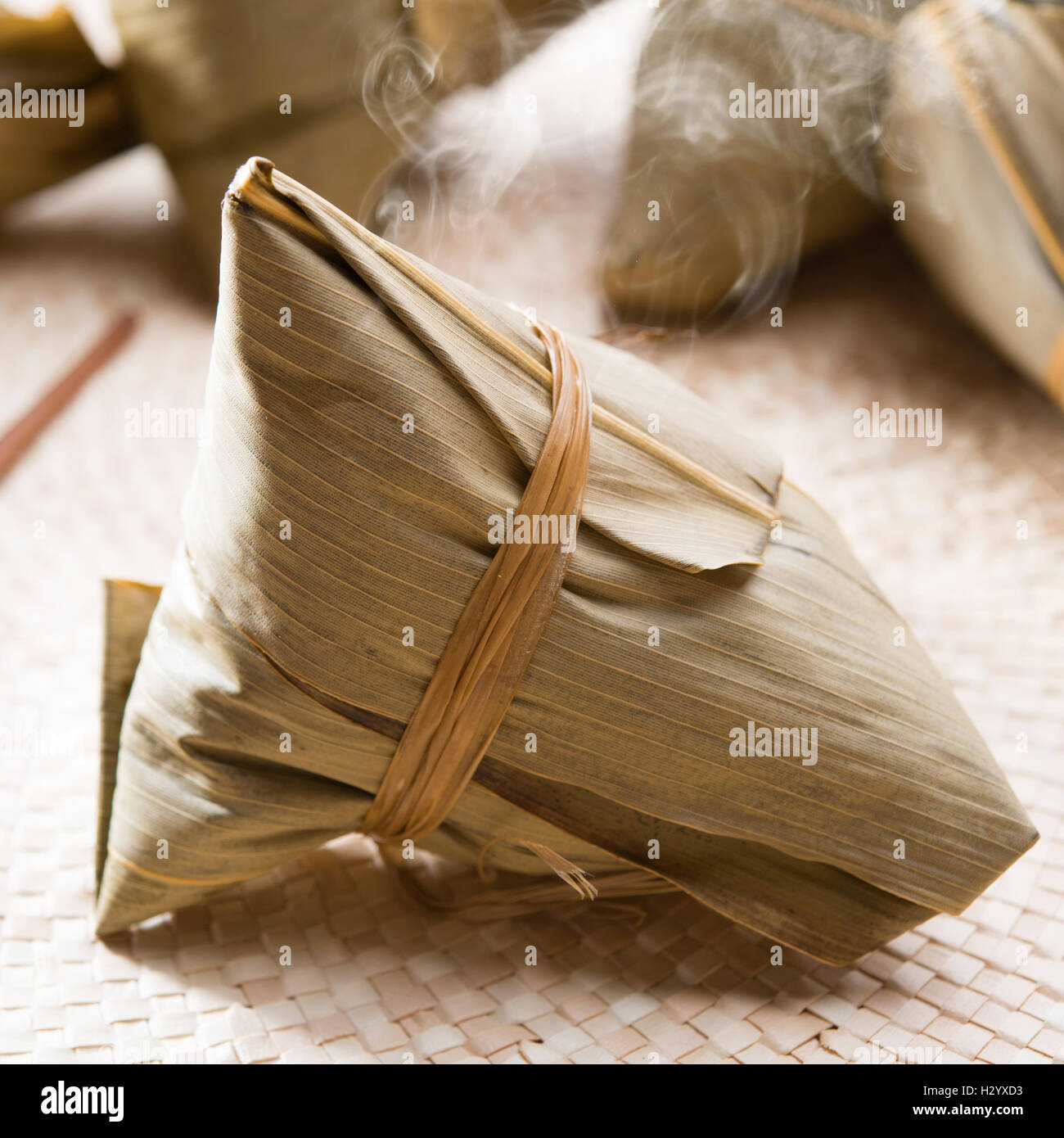 Sticky Glutinous Rice Dumplings Stock Photo - Alamy
