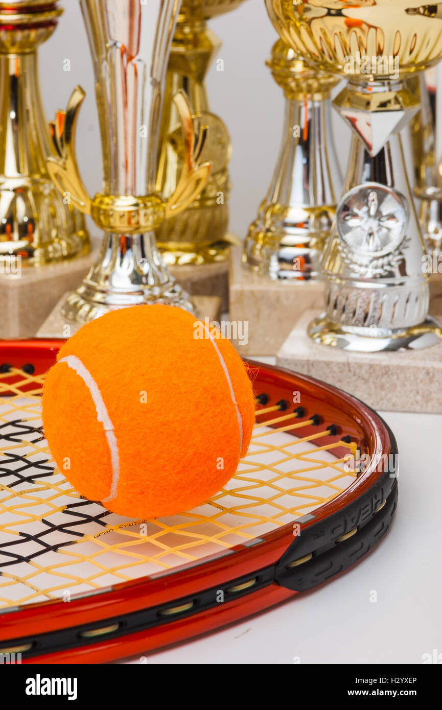 winning tennis tournaments Stock Photo - Alamy