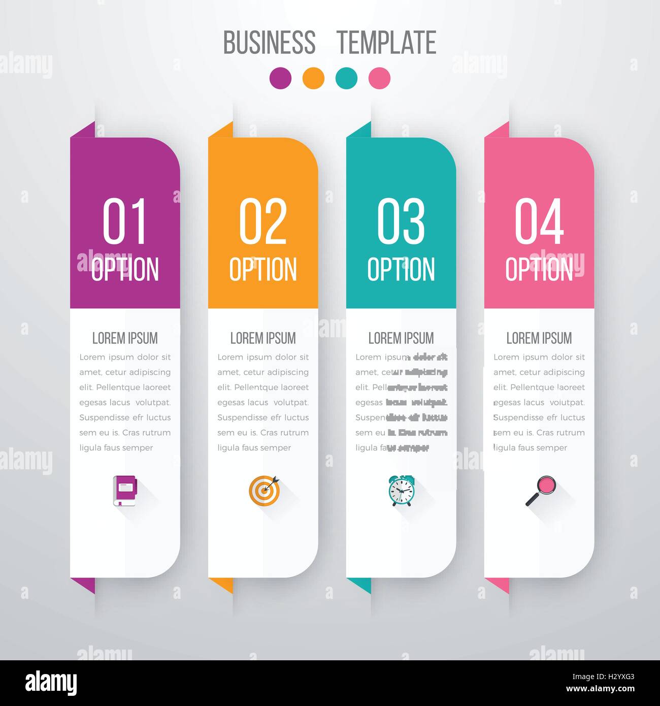 Vector illustration infographics four options Stock Vector Image & Art ...