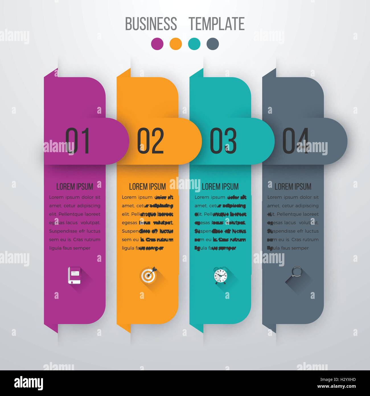 Vector illustration infographics four options Stock Vector Image & Art ...