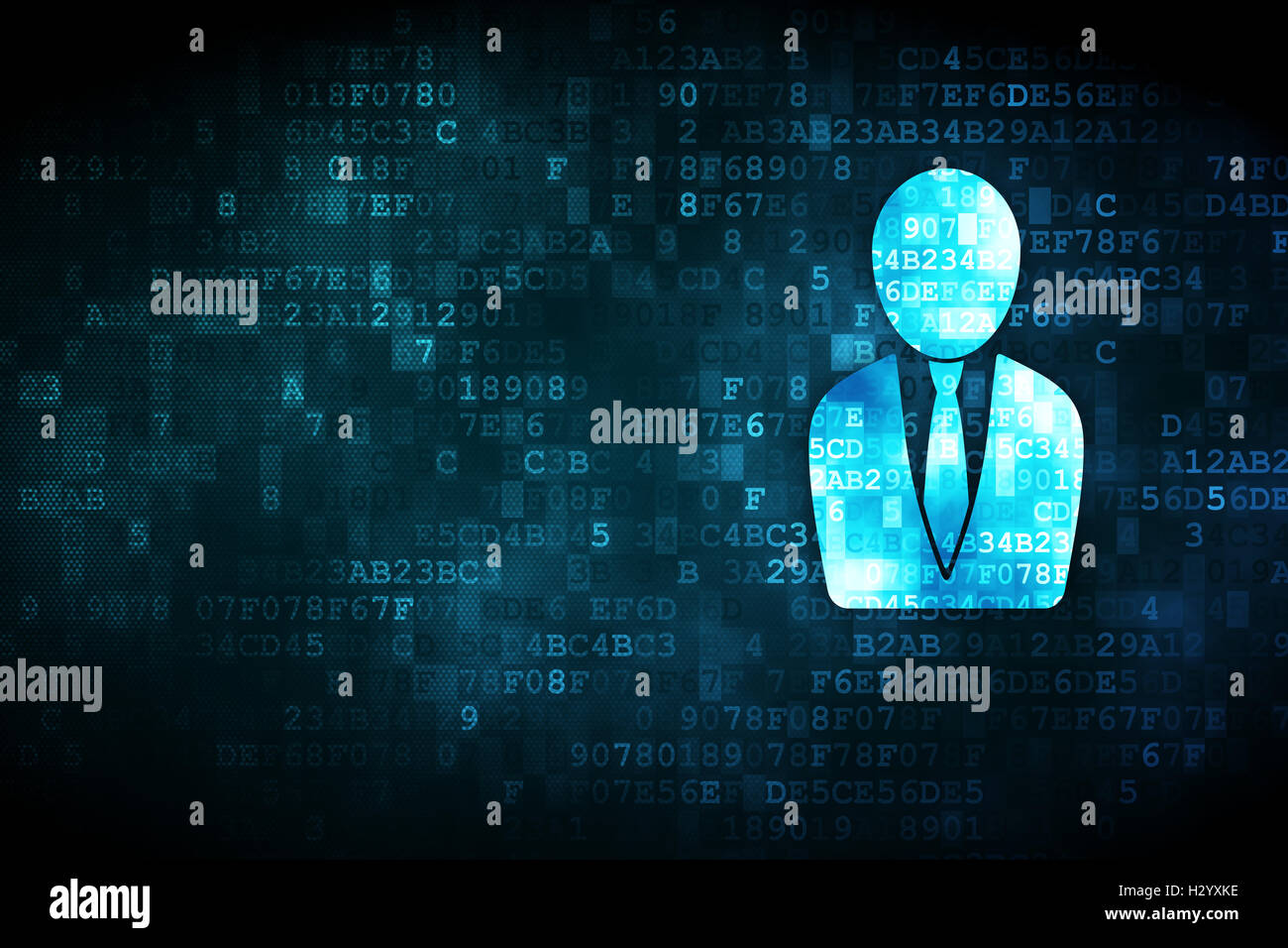 Digital man icon hi-res stock photography and images - Alamy