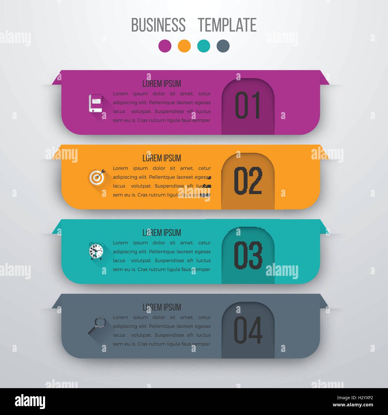 Vector illustration infographics four options Stock Vector Image & Art ...