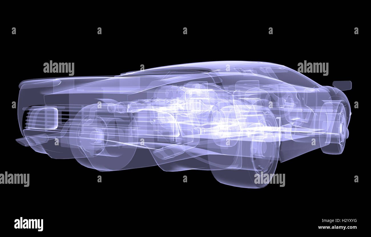 X-ray concept car Stock Photo - Alamy