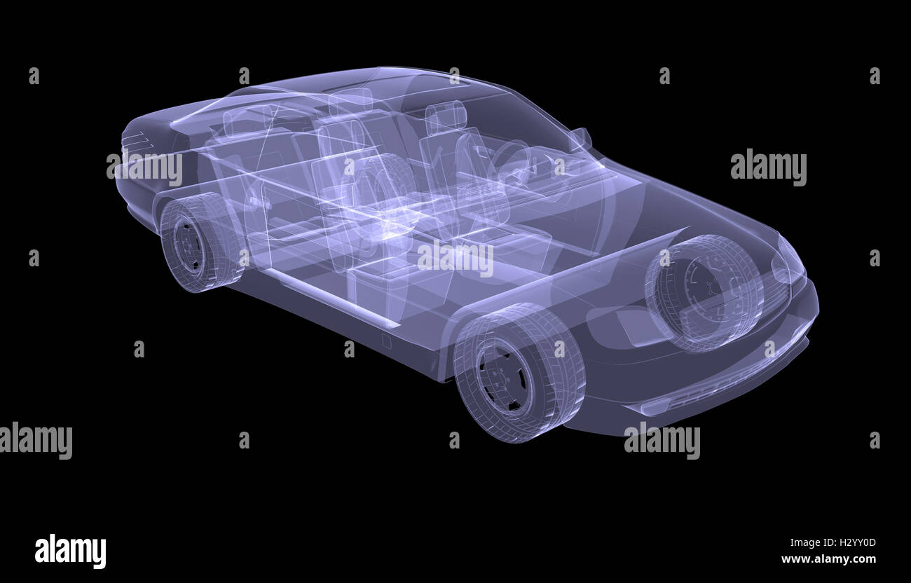 X-ray concept car Stock Photo - Alamy