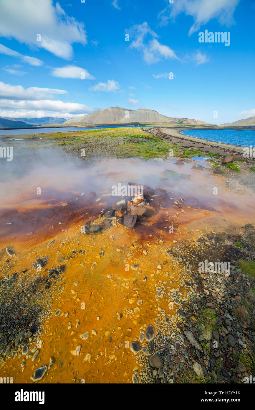 Hot geothermal spring Stock Photo - Alamy