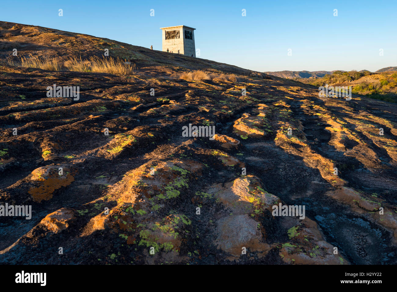 The Shangani patrol memorial seen at Worlds view, Matobo National Park ...