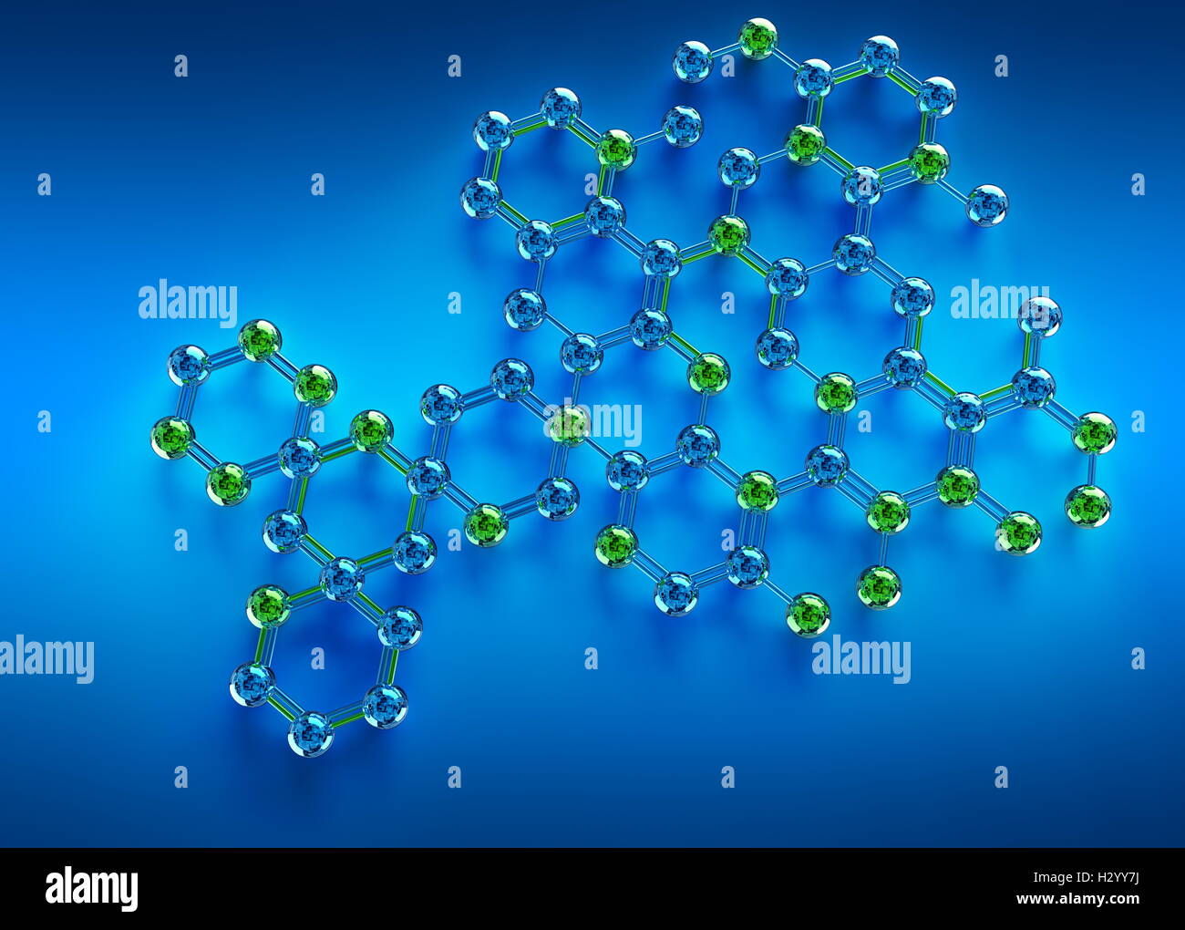 3d atomic structure molecule model hi-res stock photography and images ...