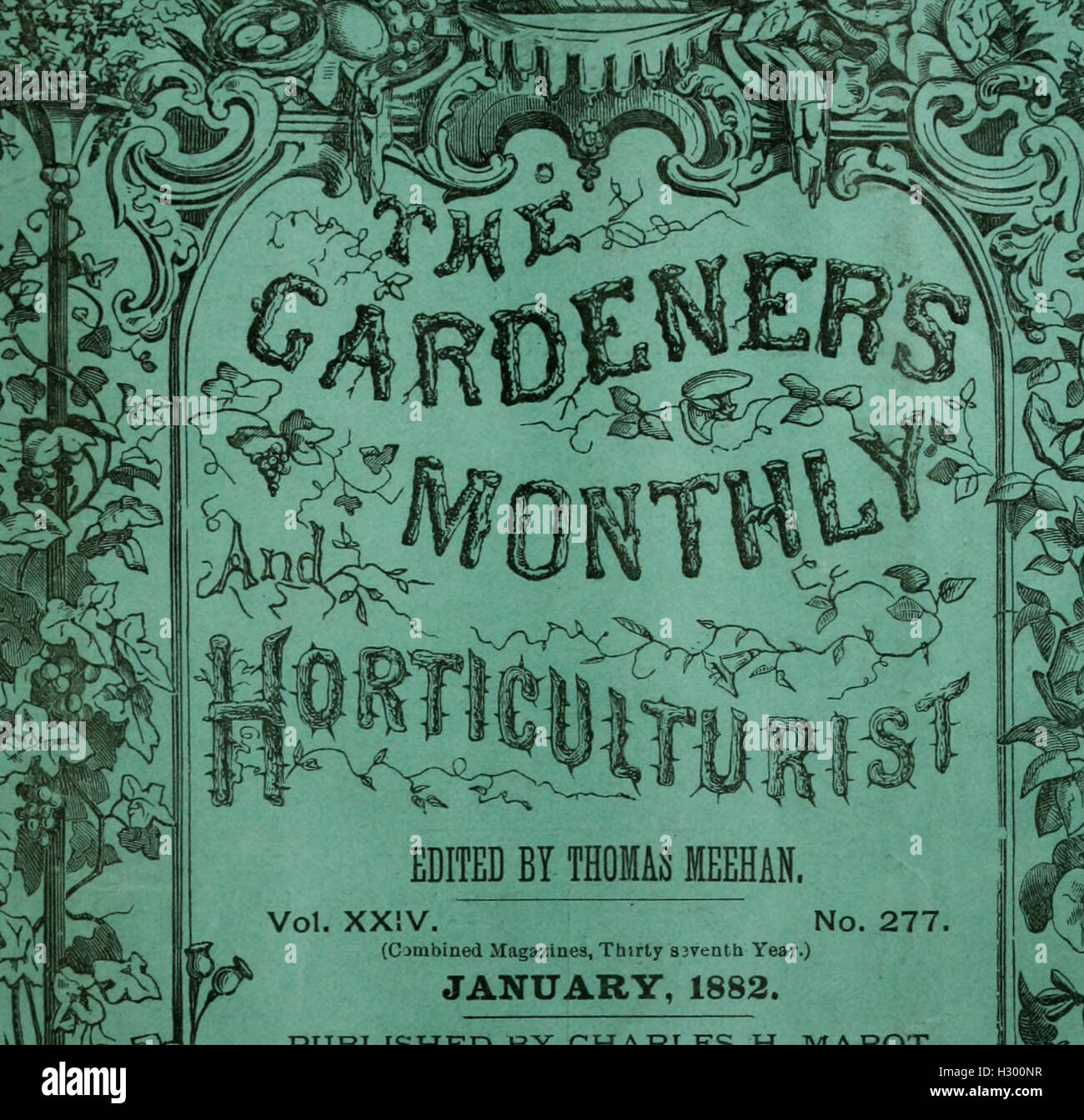 The Gardener's monthly and horticulturist (1882) (1457975 Stock Photo ...