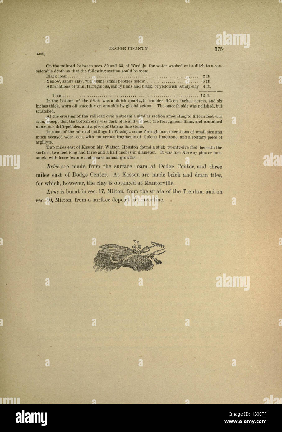 This page from 'The Geology of Minnesota' provides an in-depth look at ...