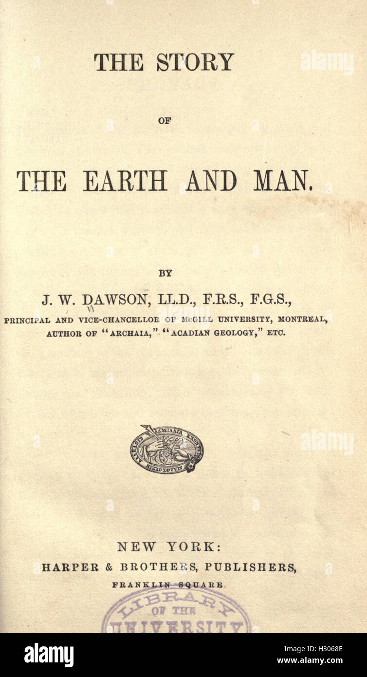 This work examines the geological and anthropological history of Earth ...