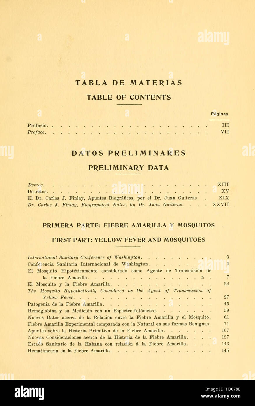 A collection of selected works by Dr. Carlos J. Finlay, focusing on his ...