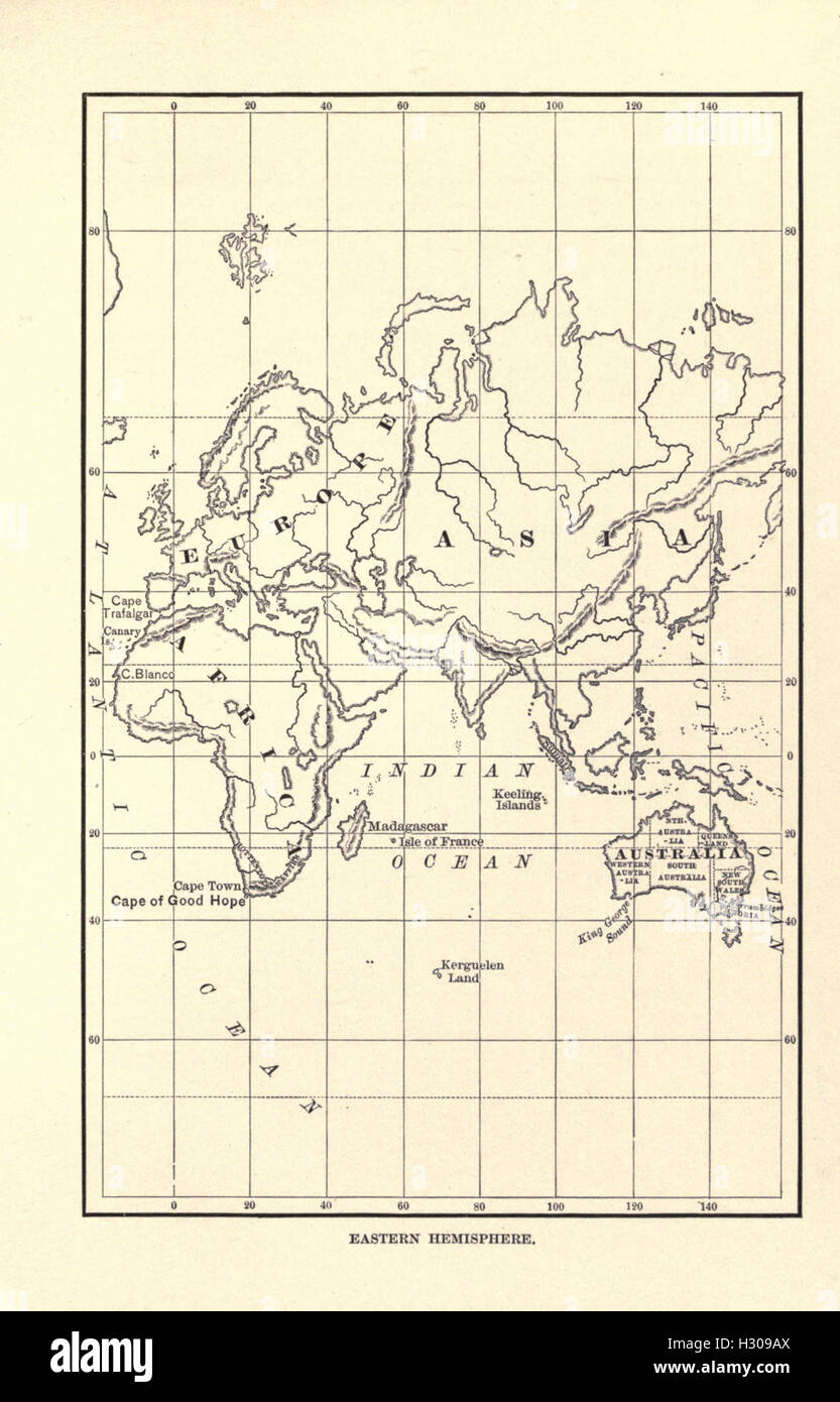 Darwin beagle map hi-res stock photography and images - Alamy