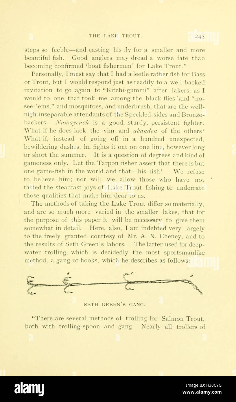 A detailed description of American game fish species, their ...