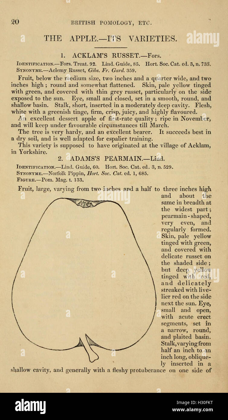 A study of British pomology, focusing on the cultivation and study of ...