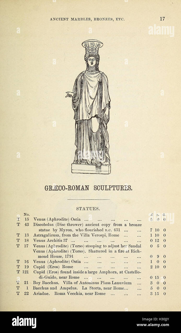 This catalogue lists reproductions of ancient artifacts, including ...