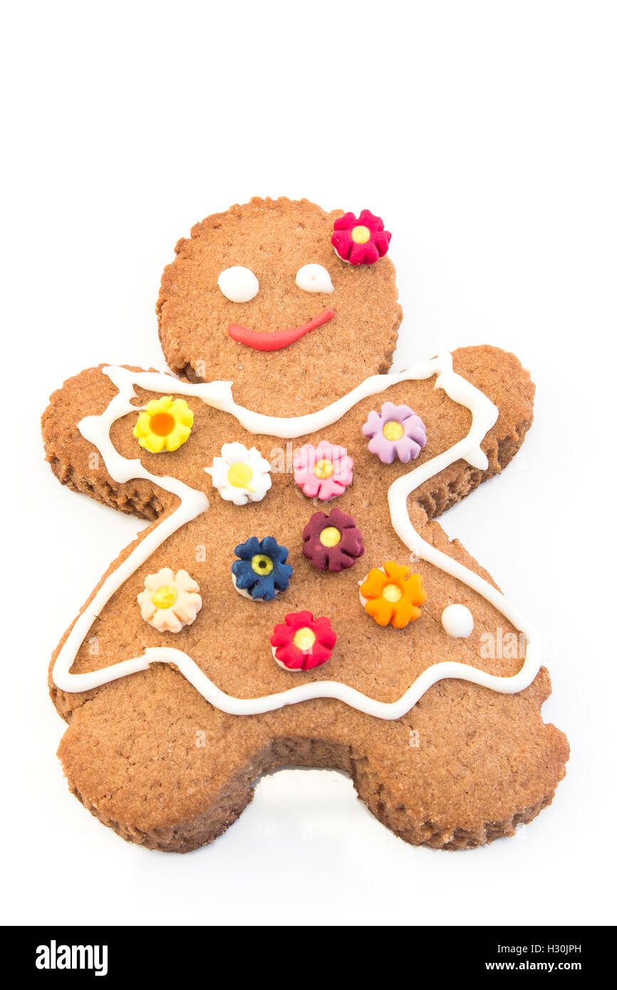 Cute gingerbread cookies cinnamon Cut Out Stock Images & Pictures - Alamy
