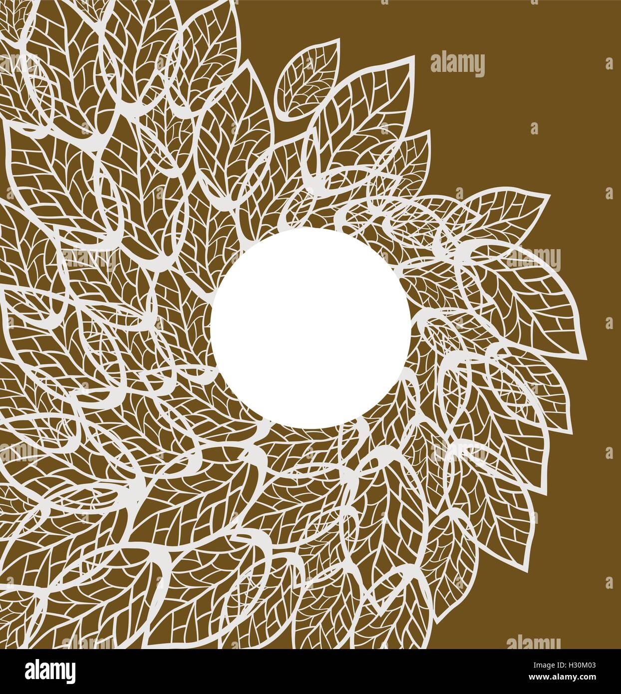 stylized leaf pattern Stock Vector Image & Art - Alamy