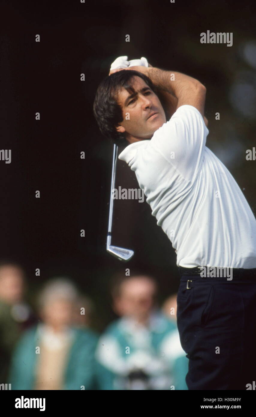 Severiano Ballesteros playing golf Stock Photo - Alamy