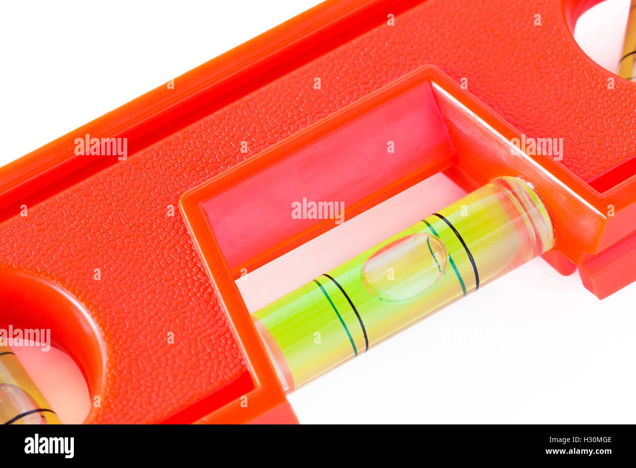 Measure water level on a white background Stock Photo - Alamy