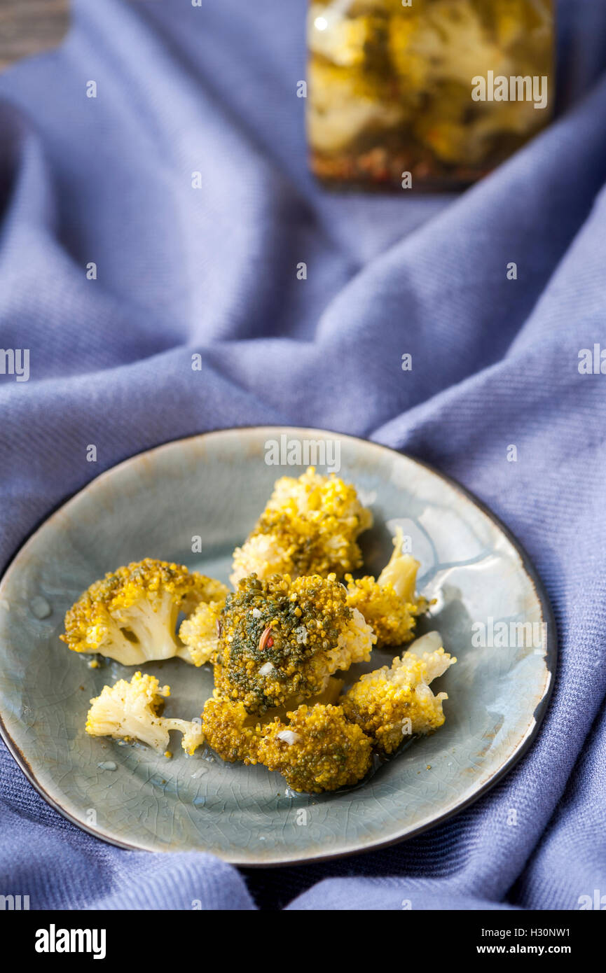 Pickled cauliflower broccoli hi-res stock photography and images - Alamy