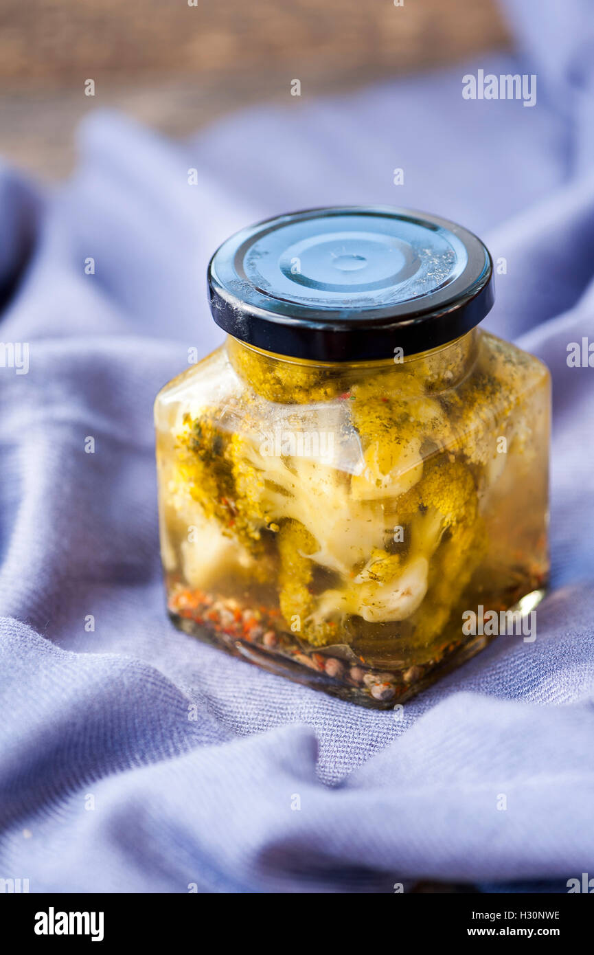 Pickled cauliflower broccoli hi-res stock photography and images - Alamy