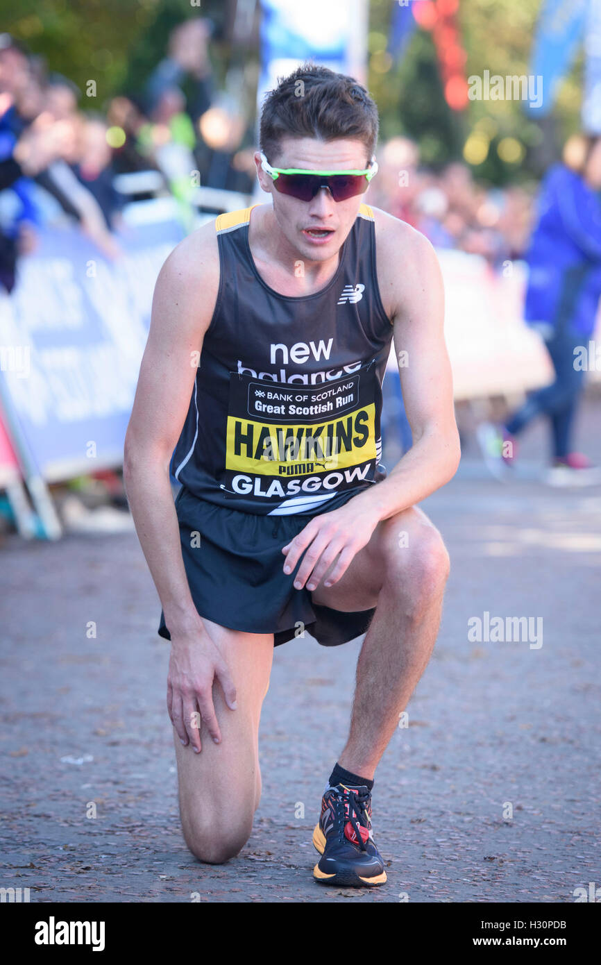 Scottish runner callum hawkins celebrates hi-res stock photography and ...