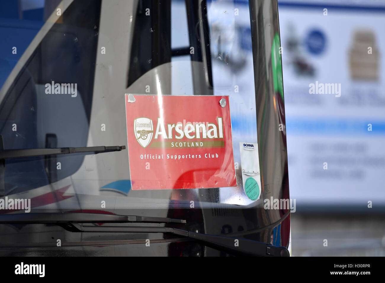 Football bus scotland hi-res stock photography and images - Alamy