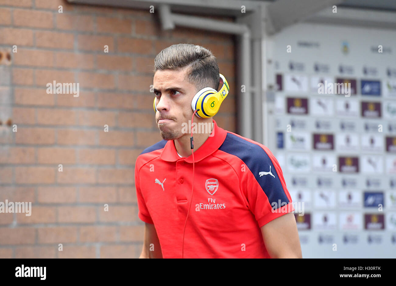 Arsenal's Gabriel Paulista arriving for the Premier League match at ...