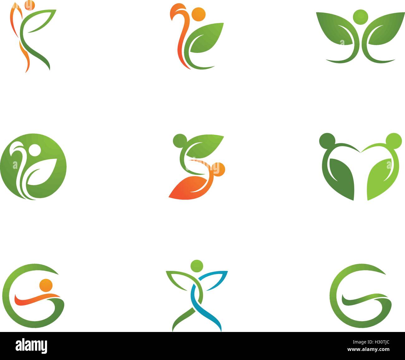 Health Logo Template Stock Vector Image & Art - Alamy