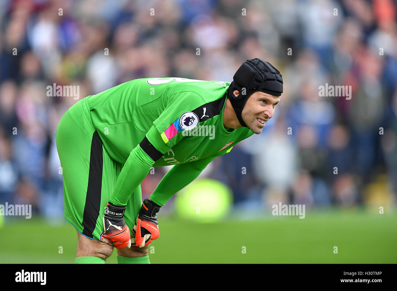 Arsenal goalkeeper Petr Cech during the Premier League match at Turf ...